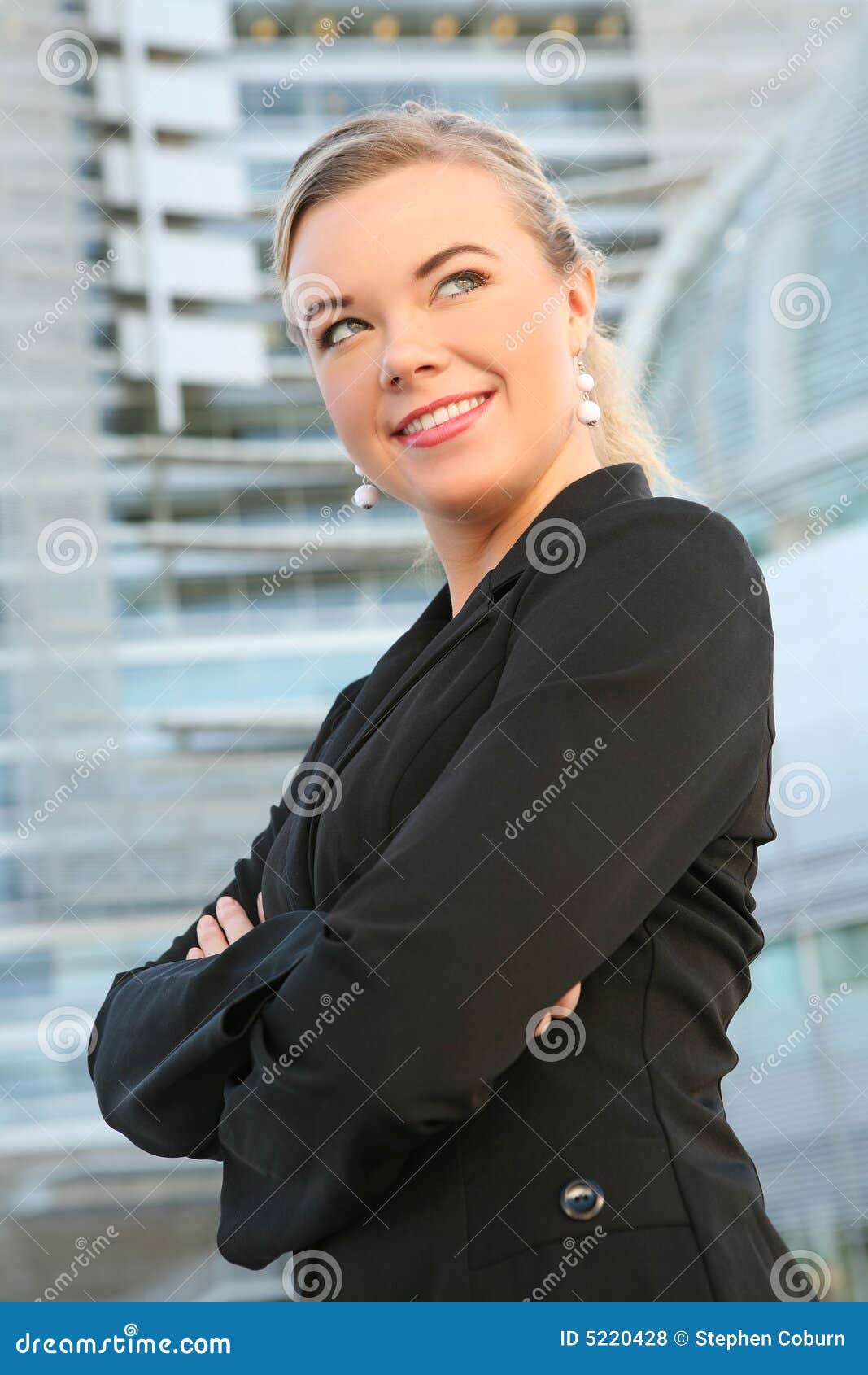 Beautiful Business Woman stock photo. Image of district - 5220428