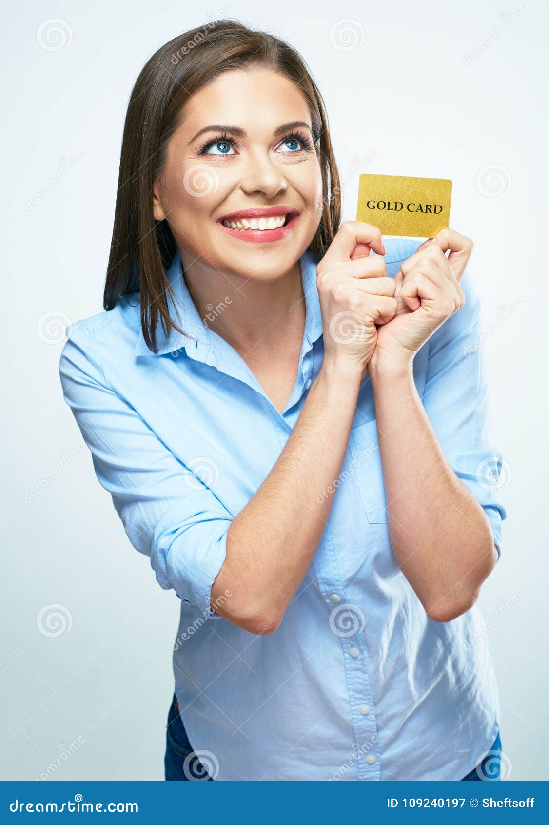 Beautiful Business Woman Show Credit Card. Stock Image - Image of blank ... Beautiful Business Woman Show Credit Card. Stock Image - Image of blank ...