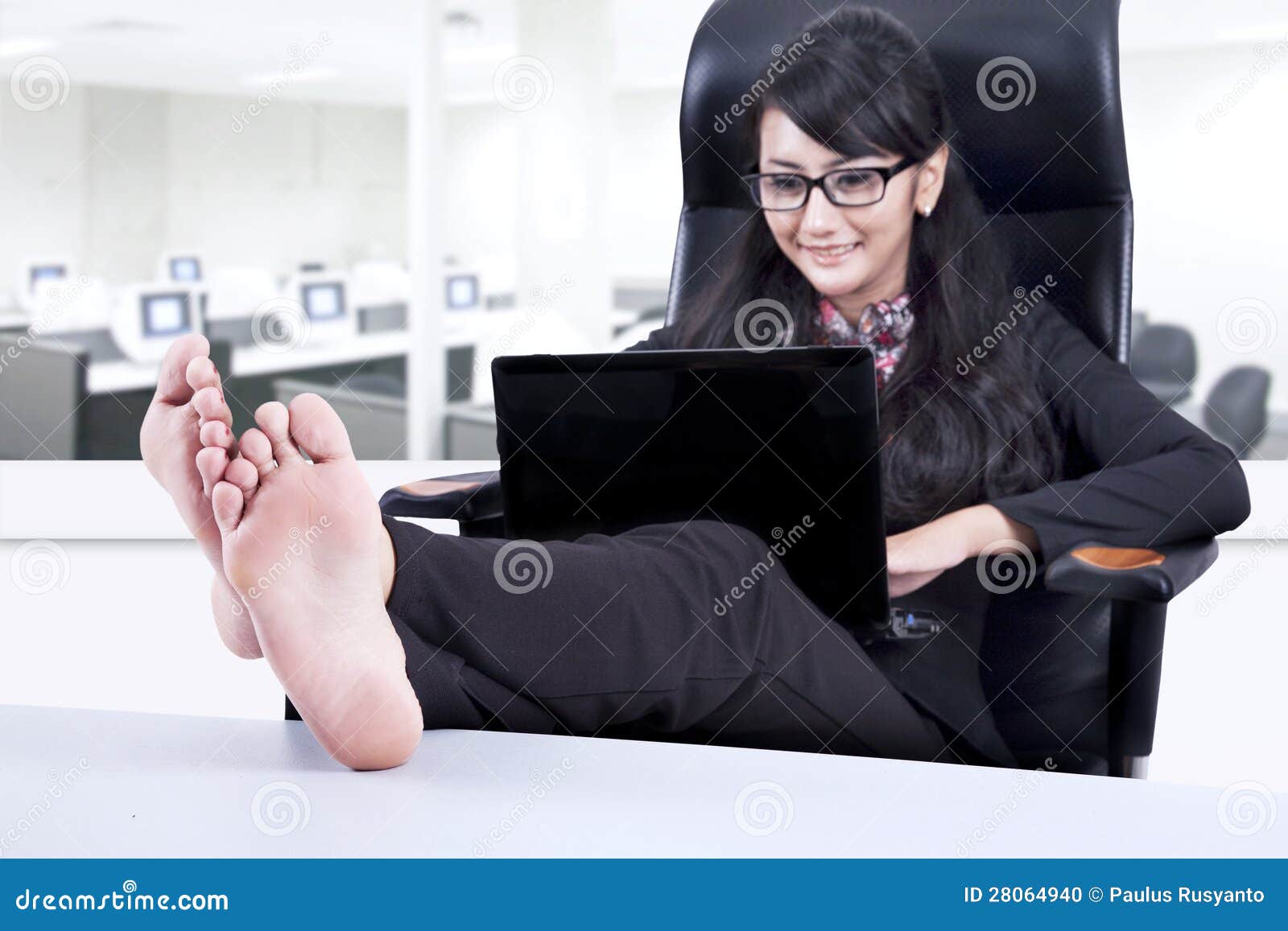 Beautiful Businesswoman Relaxing in Office Stock Photo - Image of ... Beautiful Businesswoman Relaxing in Office Stock Photo - Image of ...