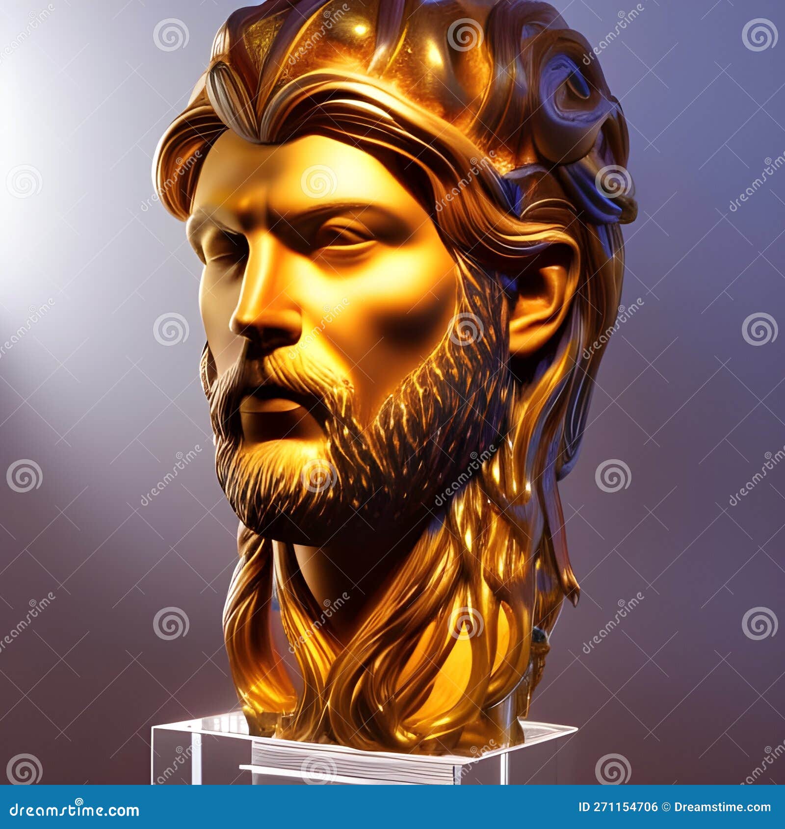 Thor s bust stock illustration. Illustration of carving - 271154706