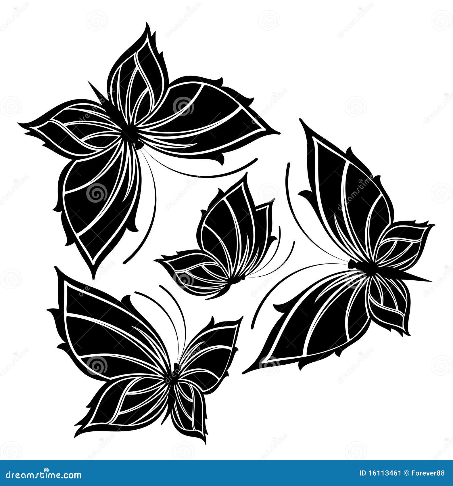 Beautiful Butterfly for a Design Stock Vector - Illustration of lives ...