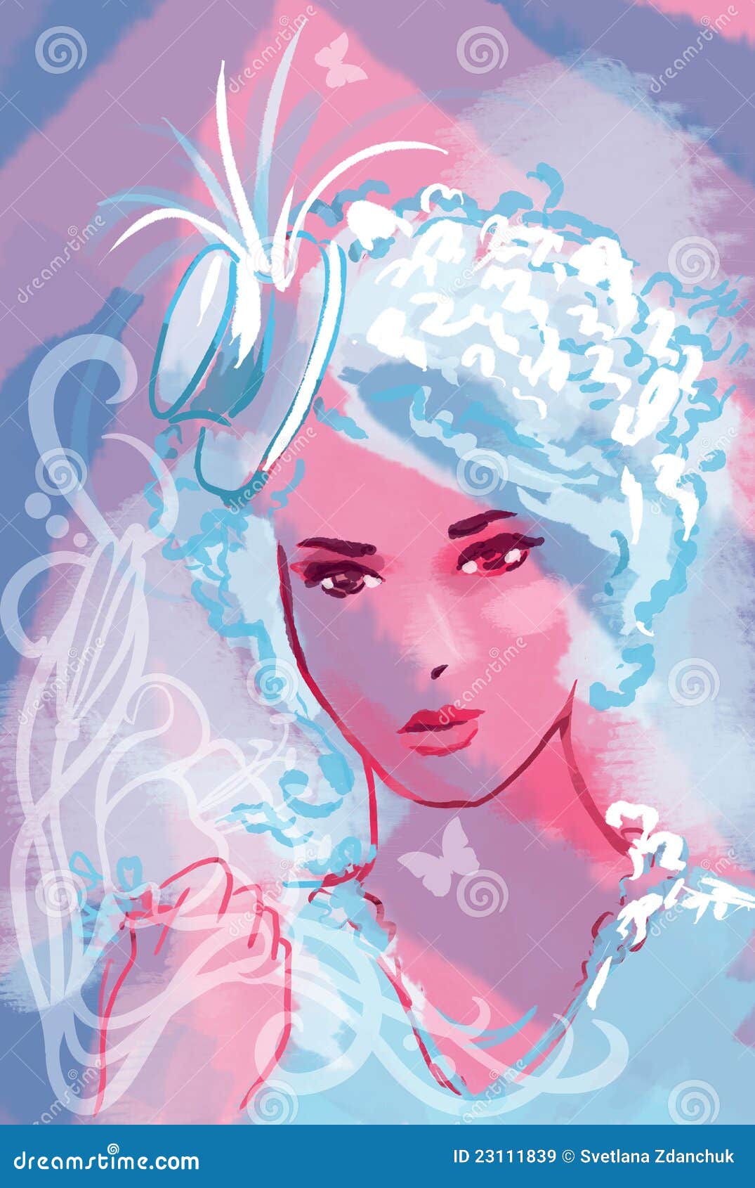 Sketch With Cabaret Moulin Rouge Cartoon Vector | CartoonDealer.com ...