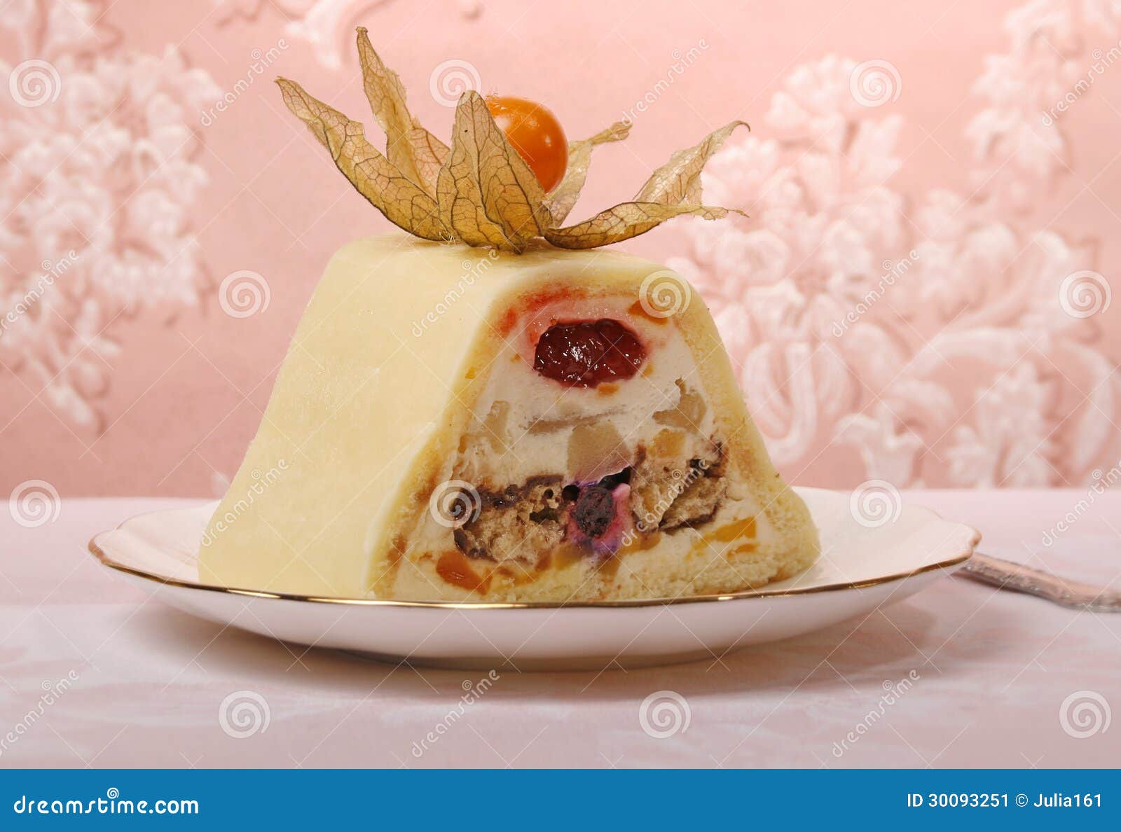 Physalis cake stock image. Image of dessert, food, delicious - 30093251