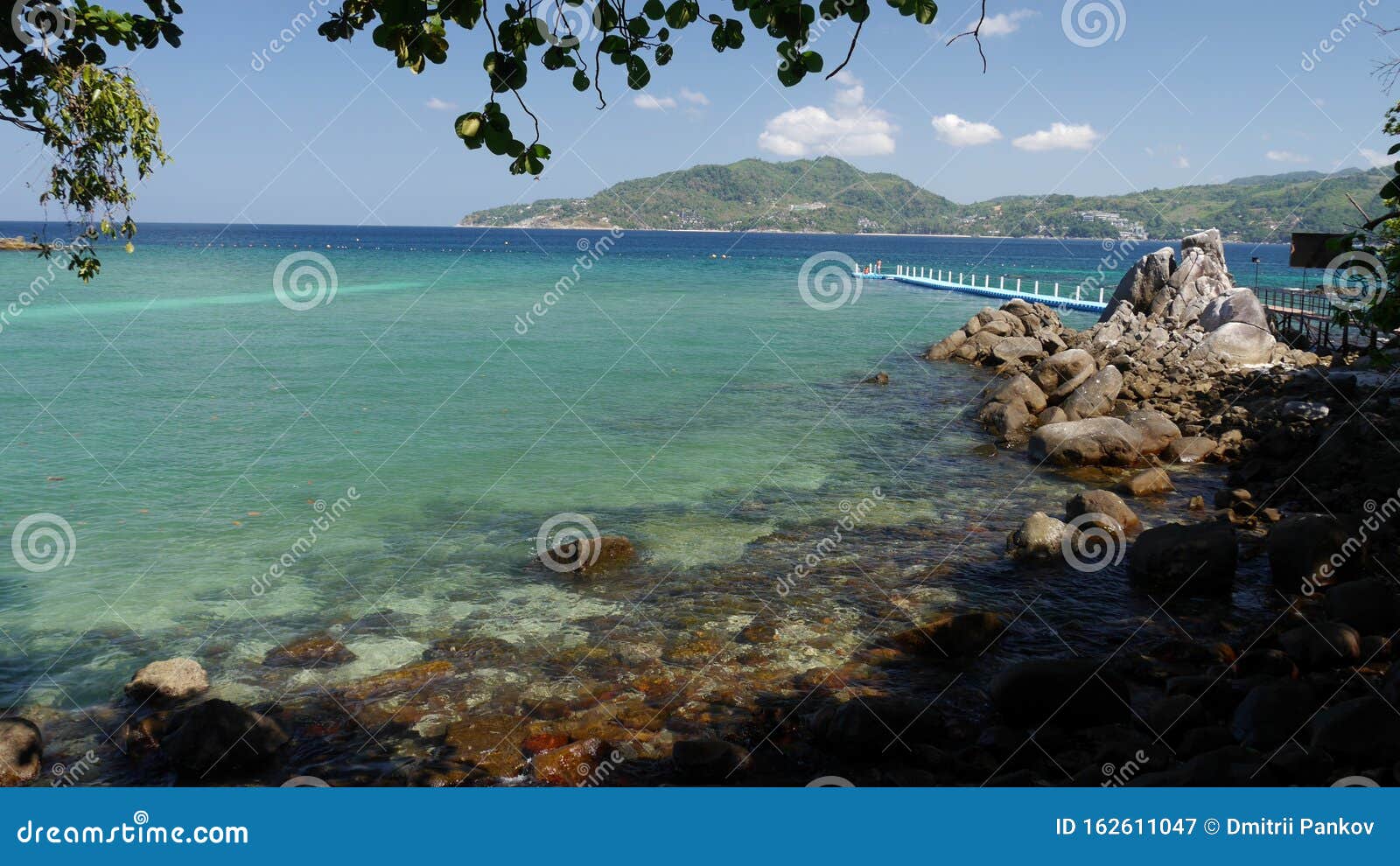 Beautiful and Calm Beach with Beautiful Sea Views Stock Image - Image ...