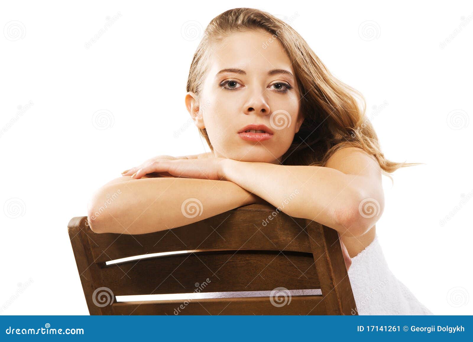 Beautiful calm woman stock image. Image of female, dayspa - 17141261