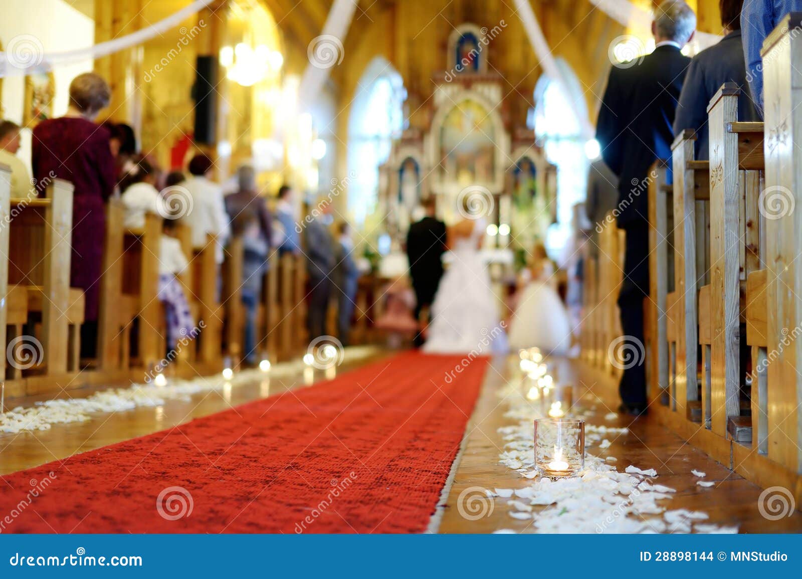 Beautiful Candle Wedding Decoration Stock Photo - Image of decorated ...