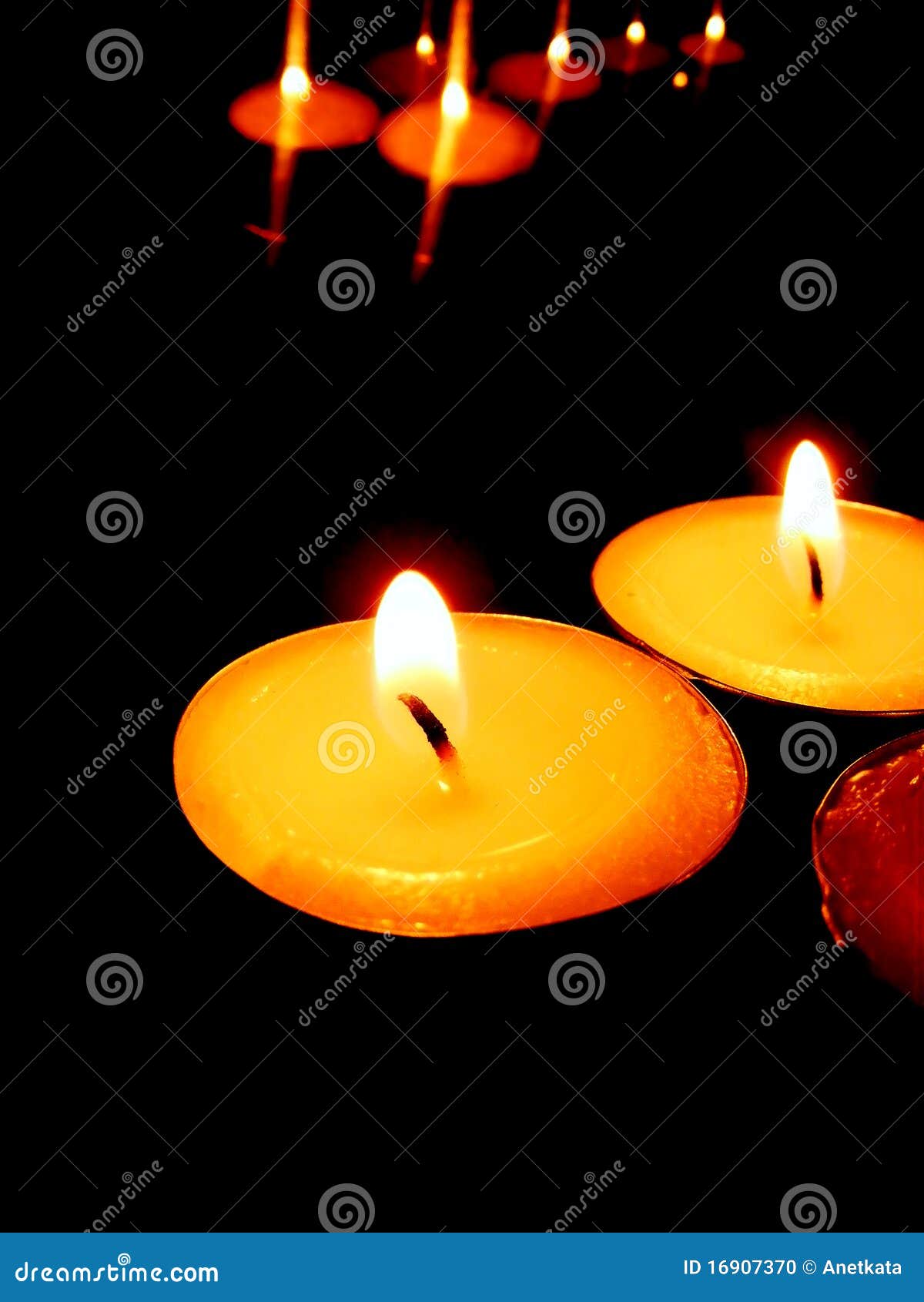 Beautiful candles stock photo. Image of holy, remember - 16907370
