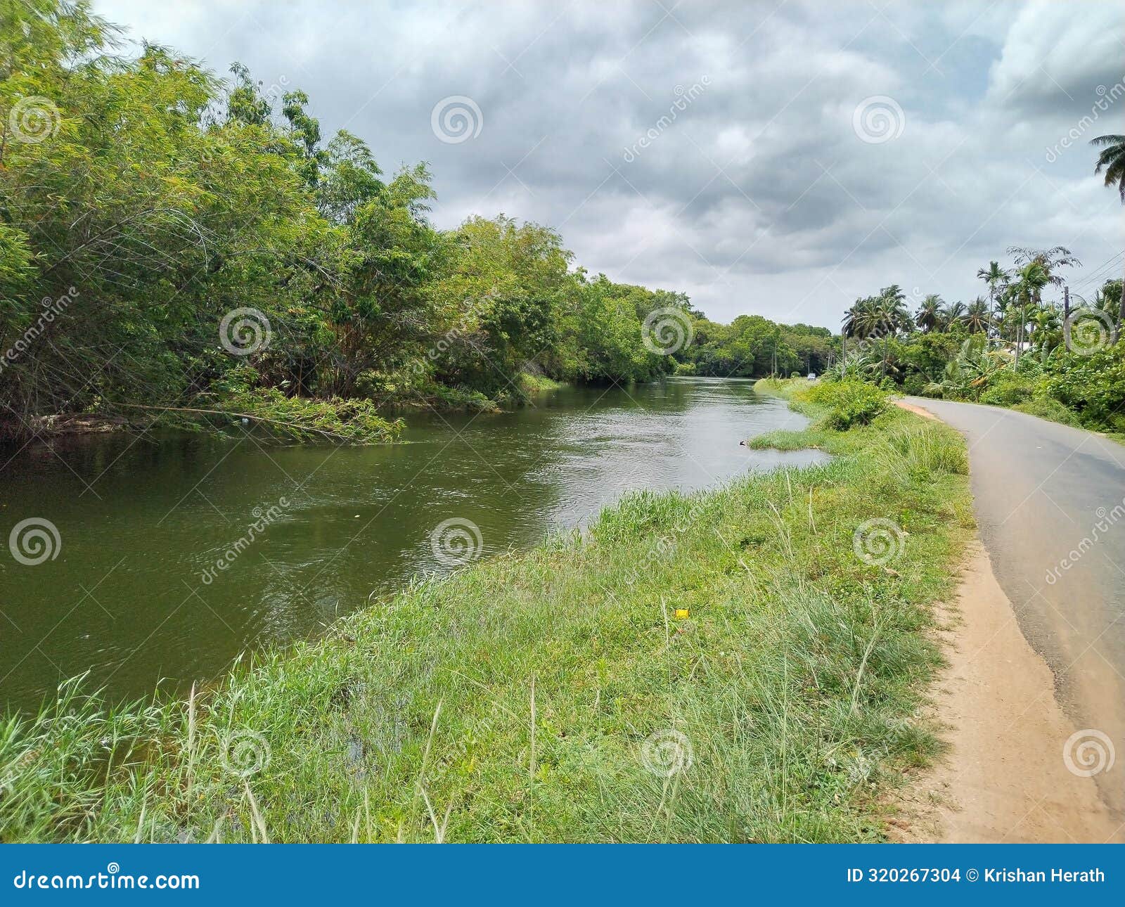 A Beautiful Cannel in Sri Lanka Stock Photo - Image of nature ...