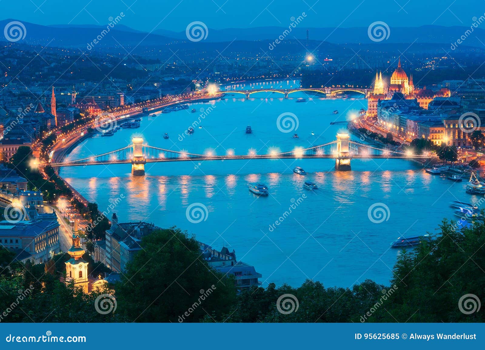 The Beautiful Capital City of Budapest in Hungary Editorial Image ...