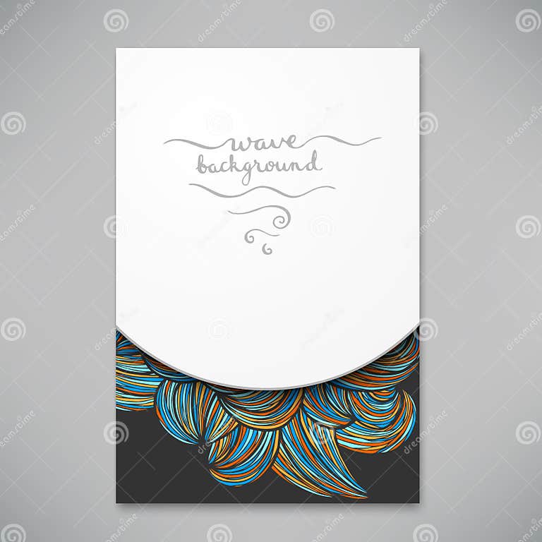 Beautiful card template stock vector. Illustration of banner - 69842473