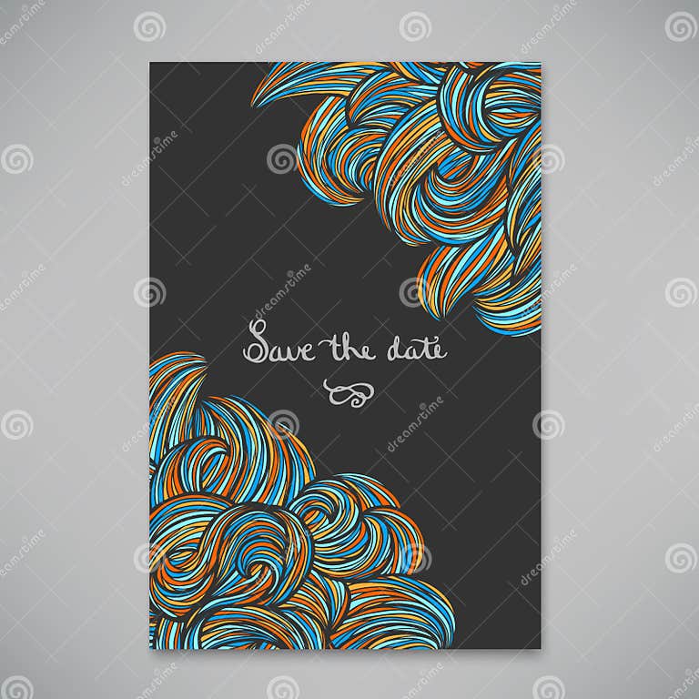 Beautiful card template stock vector. Illustration of label - 69843079