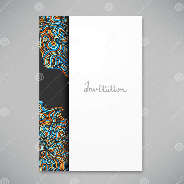 Beautiful card template stock vector. Illustration of love - 75235959