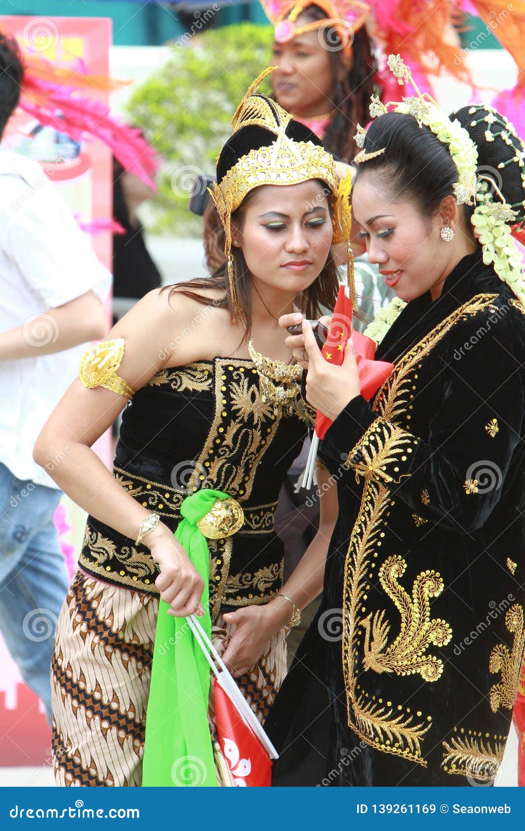 A Beautiful Carnival Dancer at Party 2009 Editorial Stock Image - Image ...