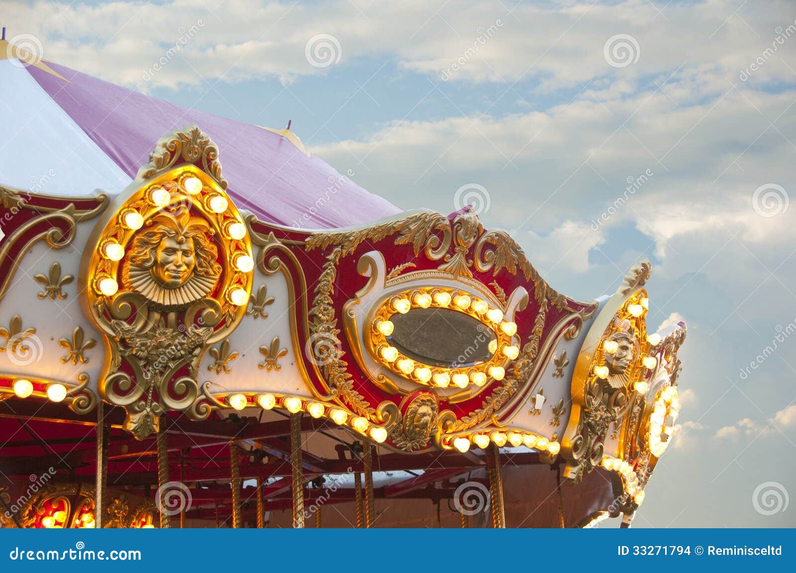 Beautiful carousel stock photo. Image of happy, colors - 33271794