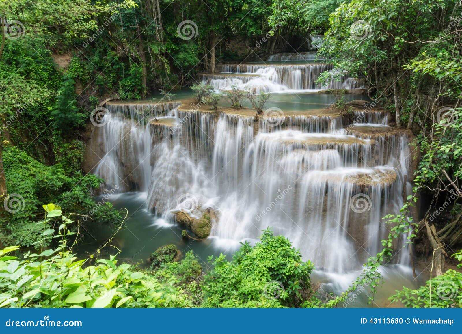 Beautiful cascade stock photo. Image of stream, natural - 43113680