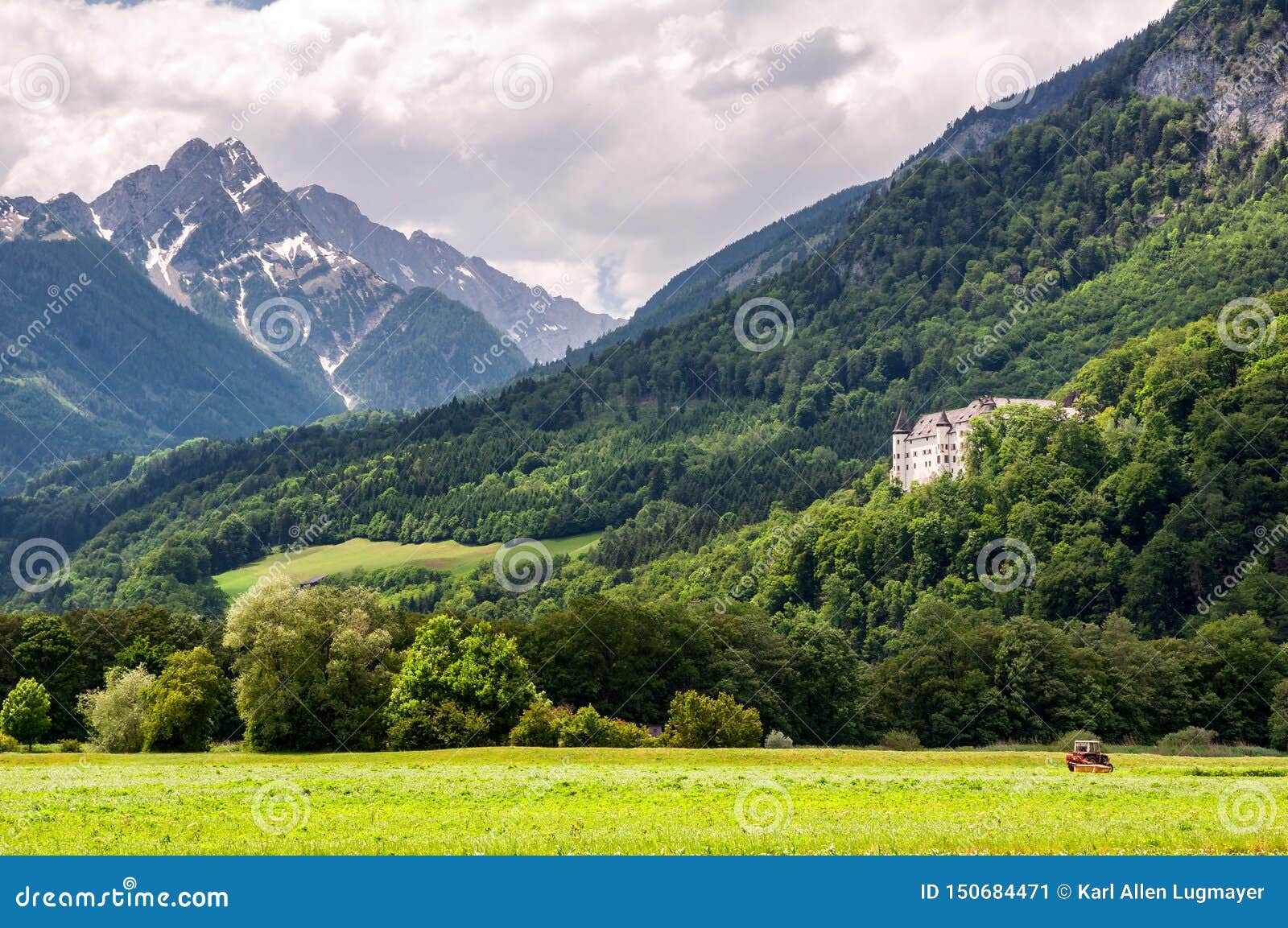 Beautiful Castle Tratzberg in Tyrol/Austria Stock Image - Image of ...