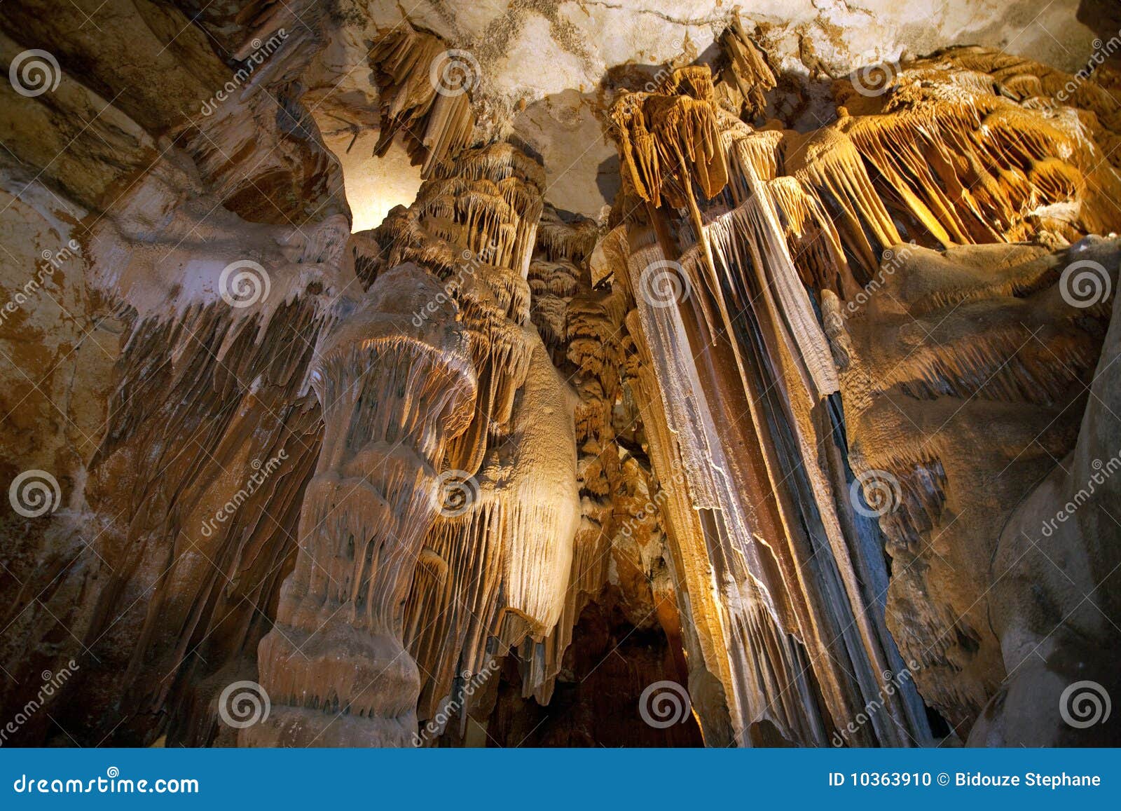 Beautiful caves stock photo. Image of ardeche, underground - 10363910