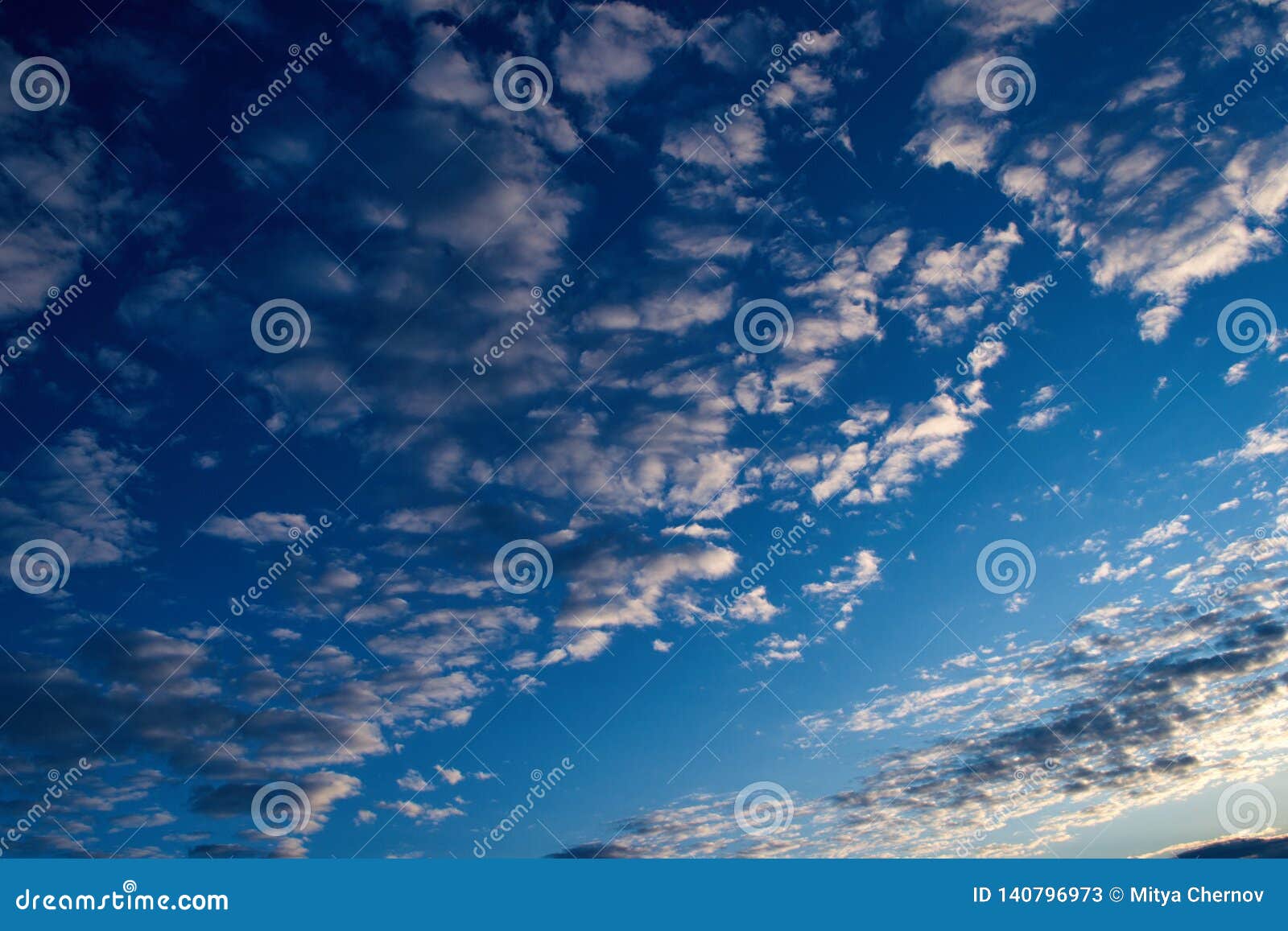 Beautiful Celestial Landscape. Clouds and Sun at Dawn. the Radiance of ...