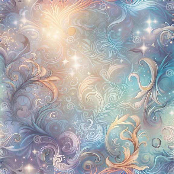 Beautiful Celestial Pattern 3 Stock Illustration - Illustration of ...