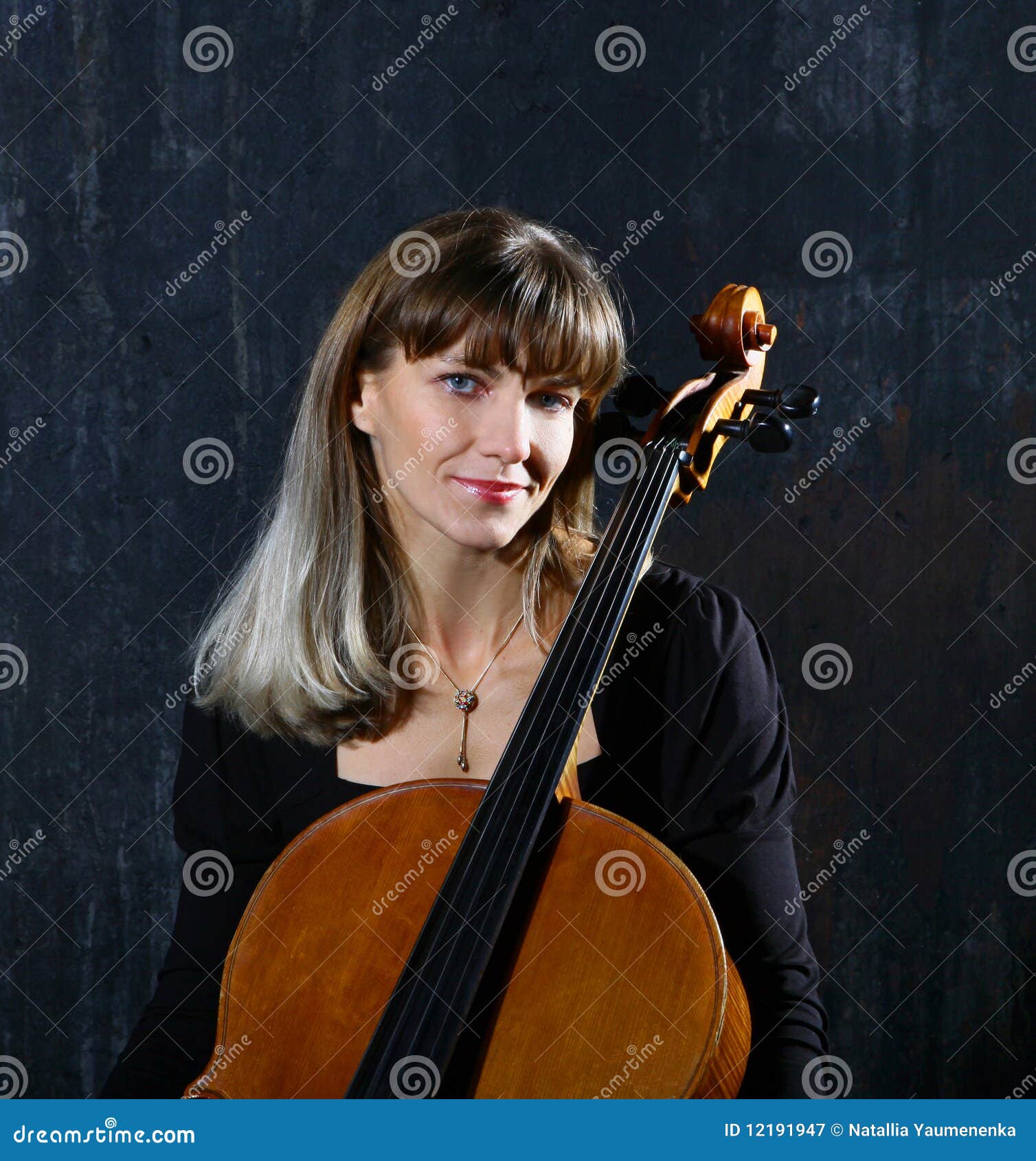 Beautiful cello musician stock image. Image of beautiful - 12191947
