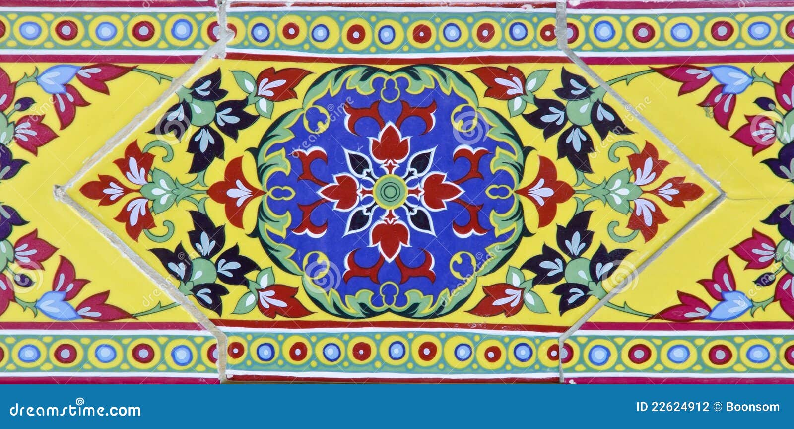 Beautiful ceramic tiles stock photo. Image of tiles, floral - 22624912
