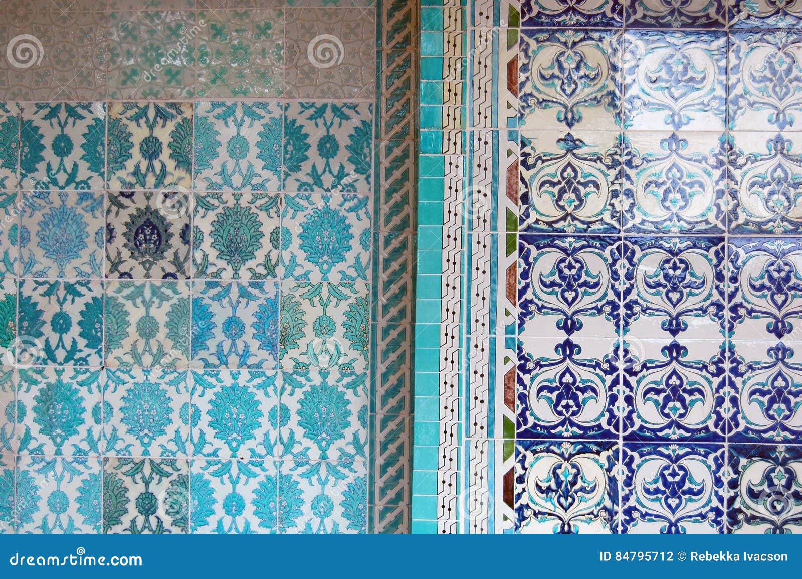 Beautiful ceramic tiles stock photo. Image of retro, background - 84795712