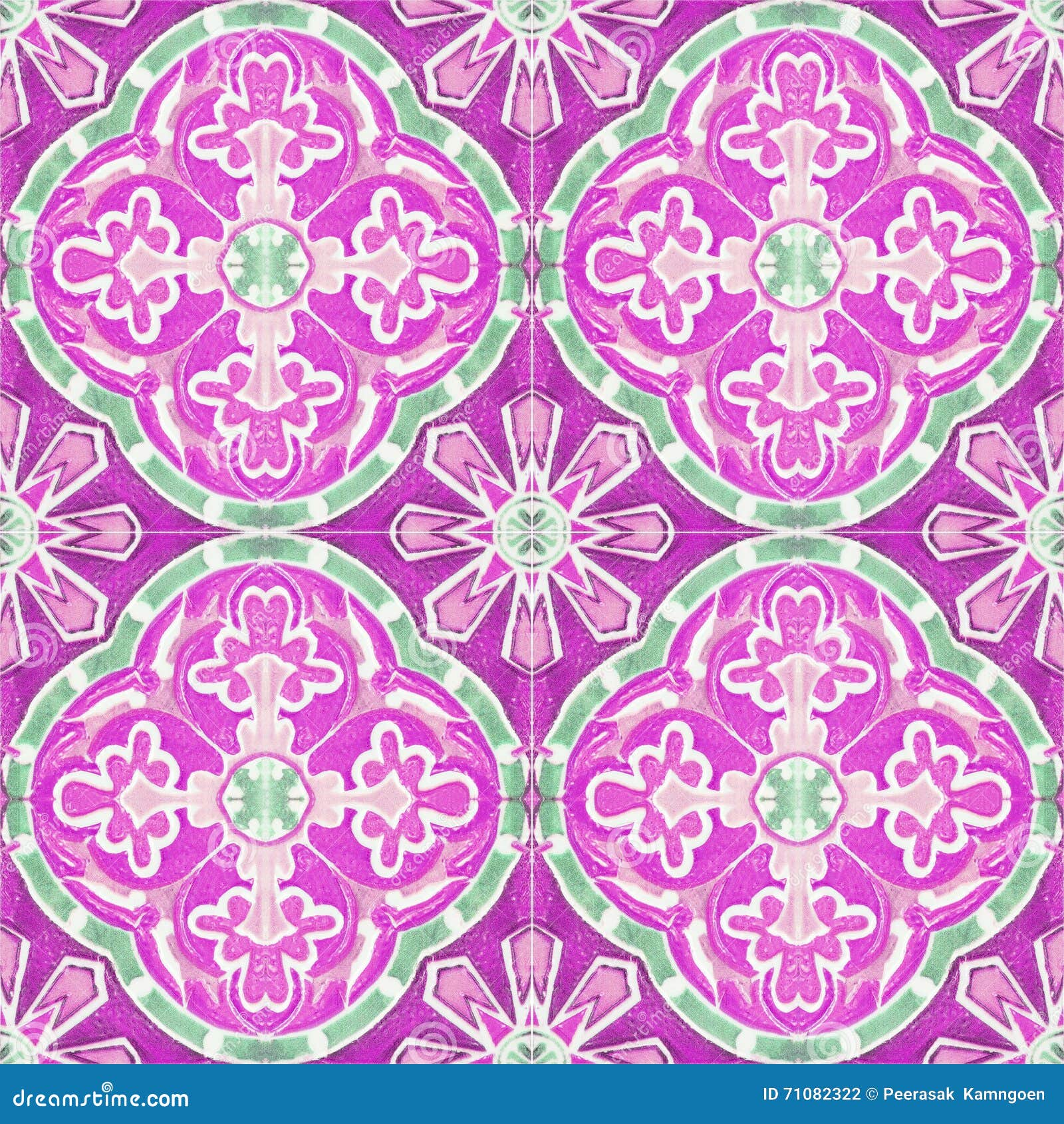 Beautiful Ceramic Tiles Patterns Handcraft from Thailand in the Stock ...