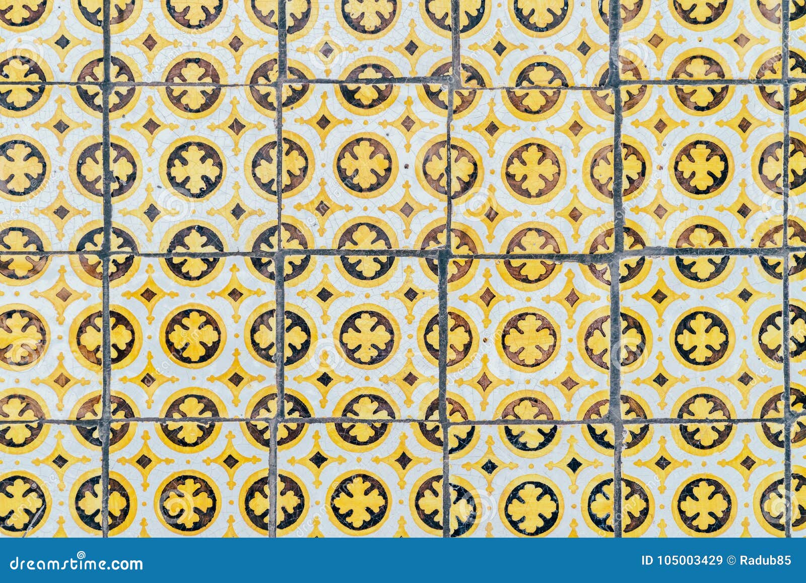 Beautiful Ceramic Wall Texture Pattern in Lisbon Stock Image - Image of ...