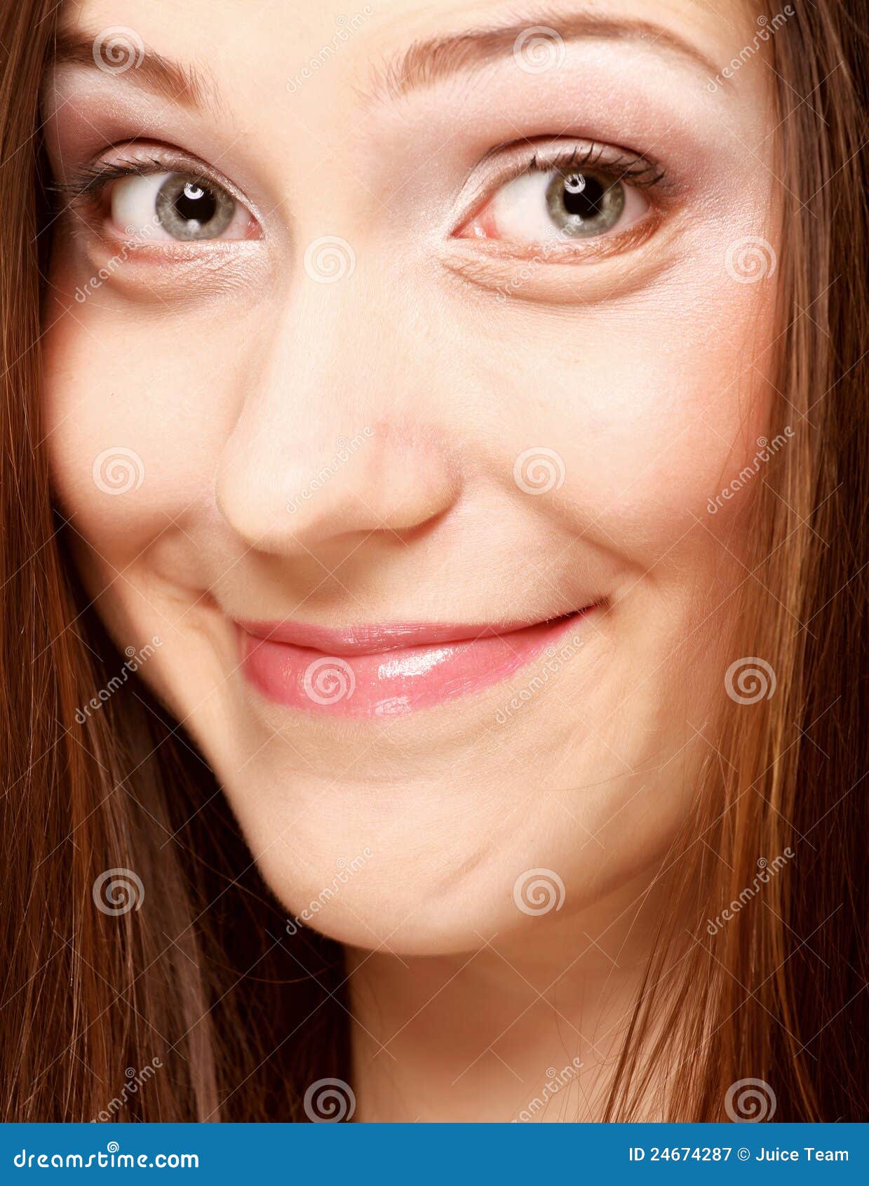 Beautiful Charming Smiling Woman Stock Image - Image of teenage, person ...