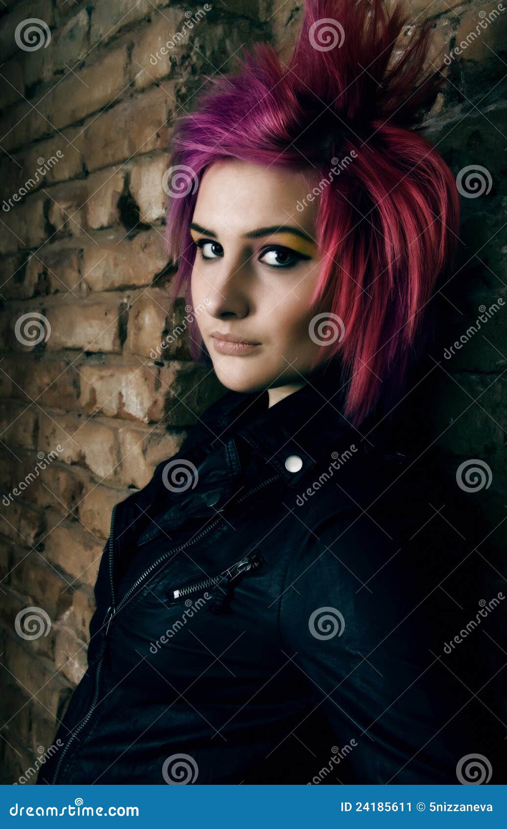 A Beautiful Cheeky Young Girl Sits In A Chair And Smiles In A Chamber ...