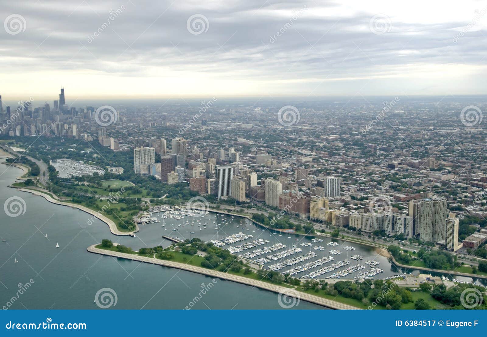 Beautiful Chicago stock image. Image of lakeshore, landscape - 6384517