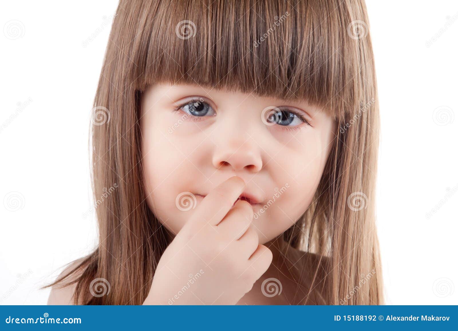 Beautiful child portrait. stock photo. Image of eyes - 15188192