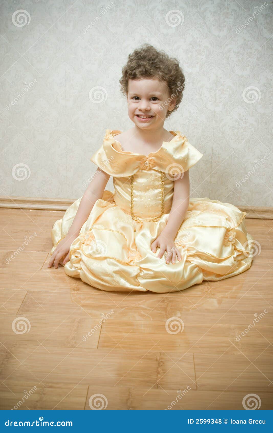 Beautiful child princess stock photo. Image of smile, joyful - 2599348