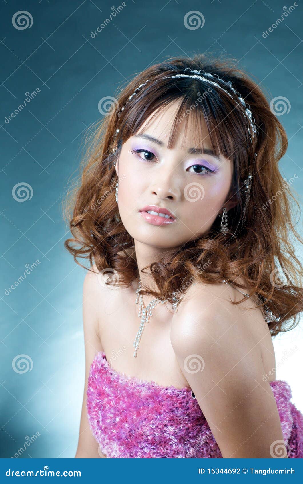 Beautiful Chinese girl stock photo. Image of feminine - 16344692