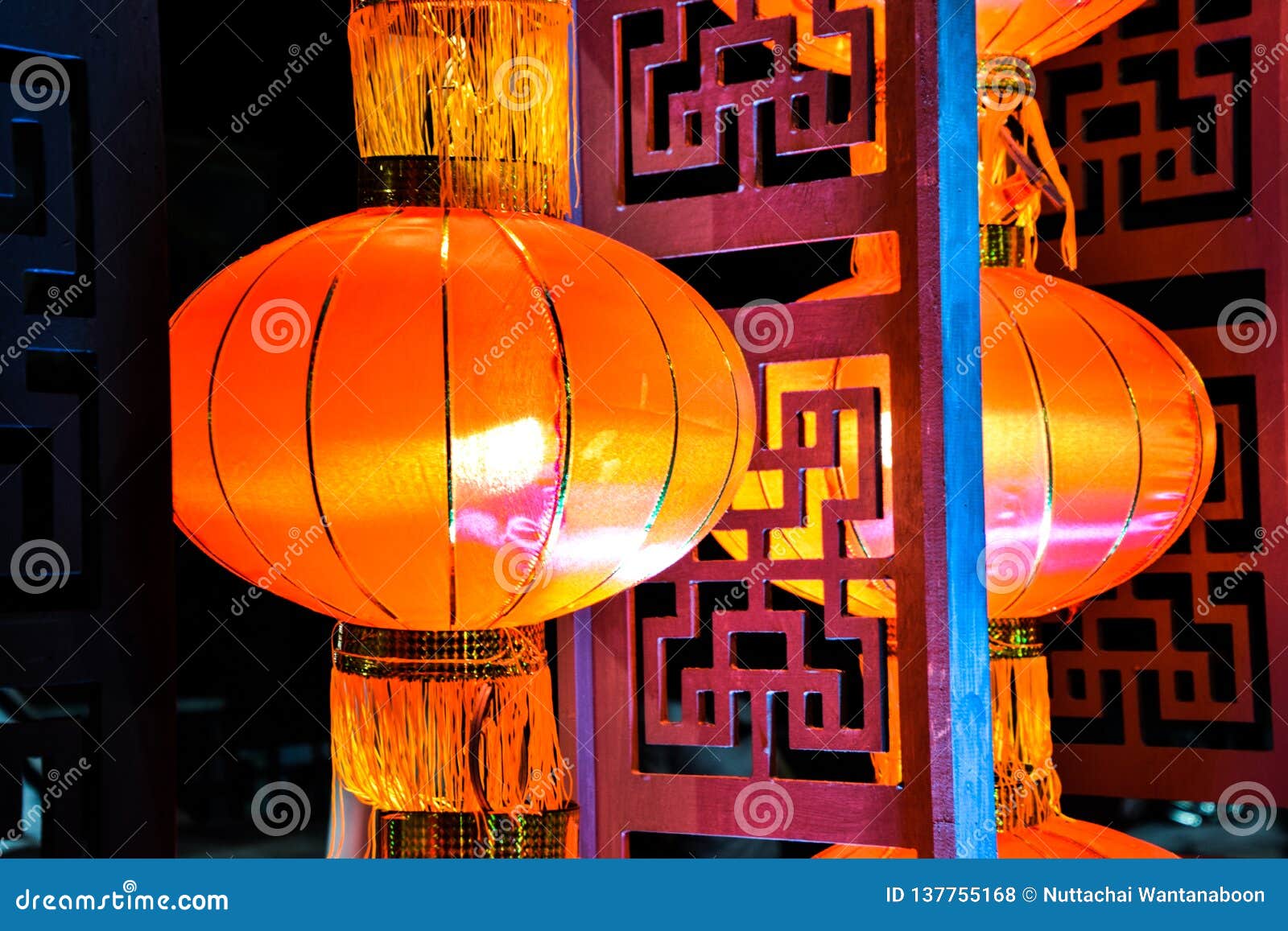 Beautiful Chinese Red Lanterns Stock Photo - Image of celebration ...
