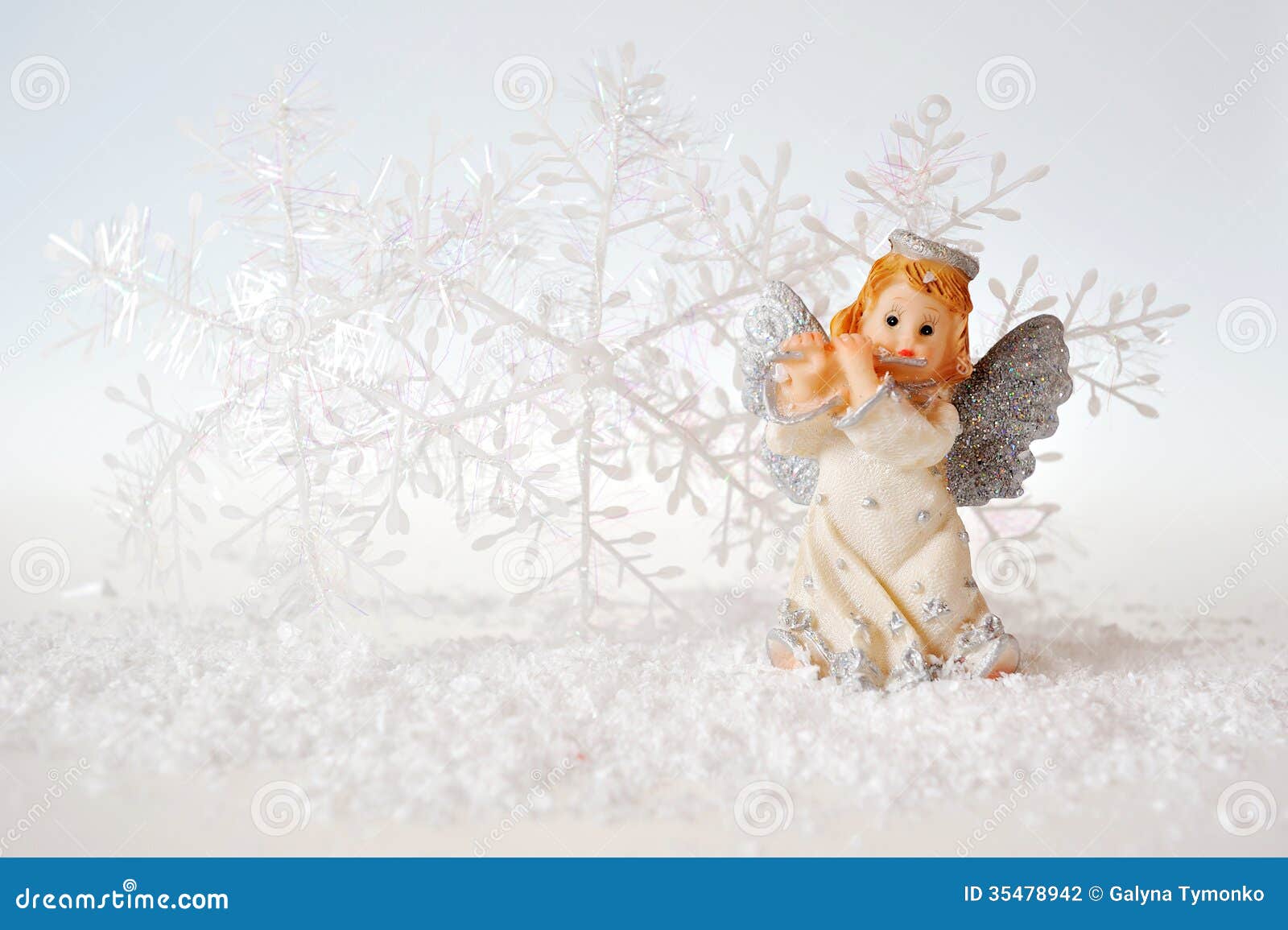 Beautiful Christmas angel stock photo. Image of ceramics - 35478942