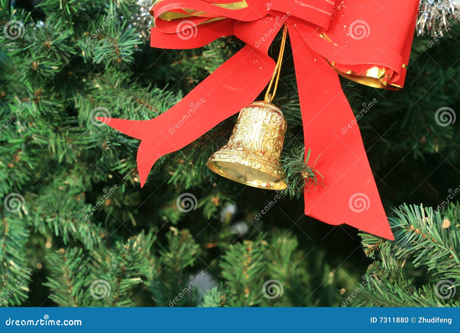 Beautiful christmas bells stock photo. Image of winter - 7311880