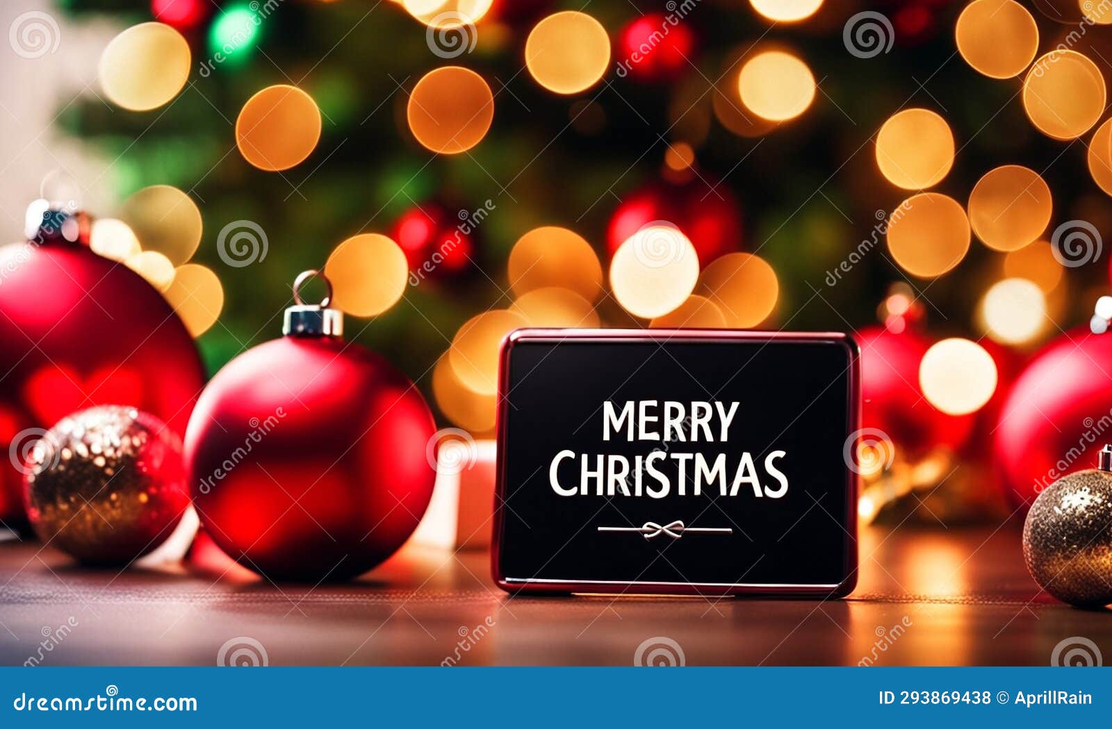 Beautiful Christmas card stock photo. Image of color - 293869438