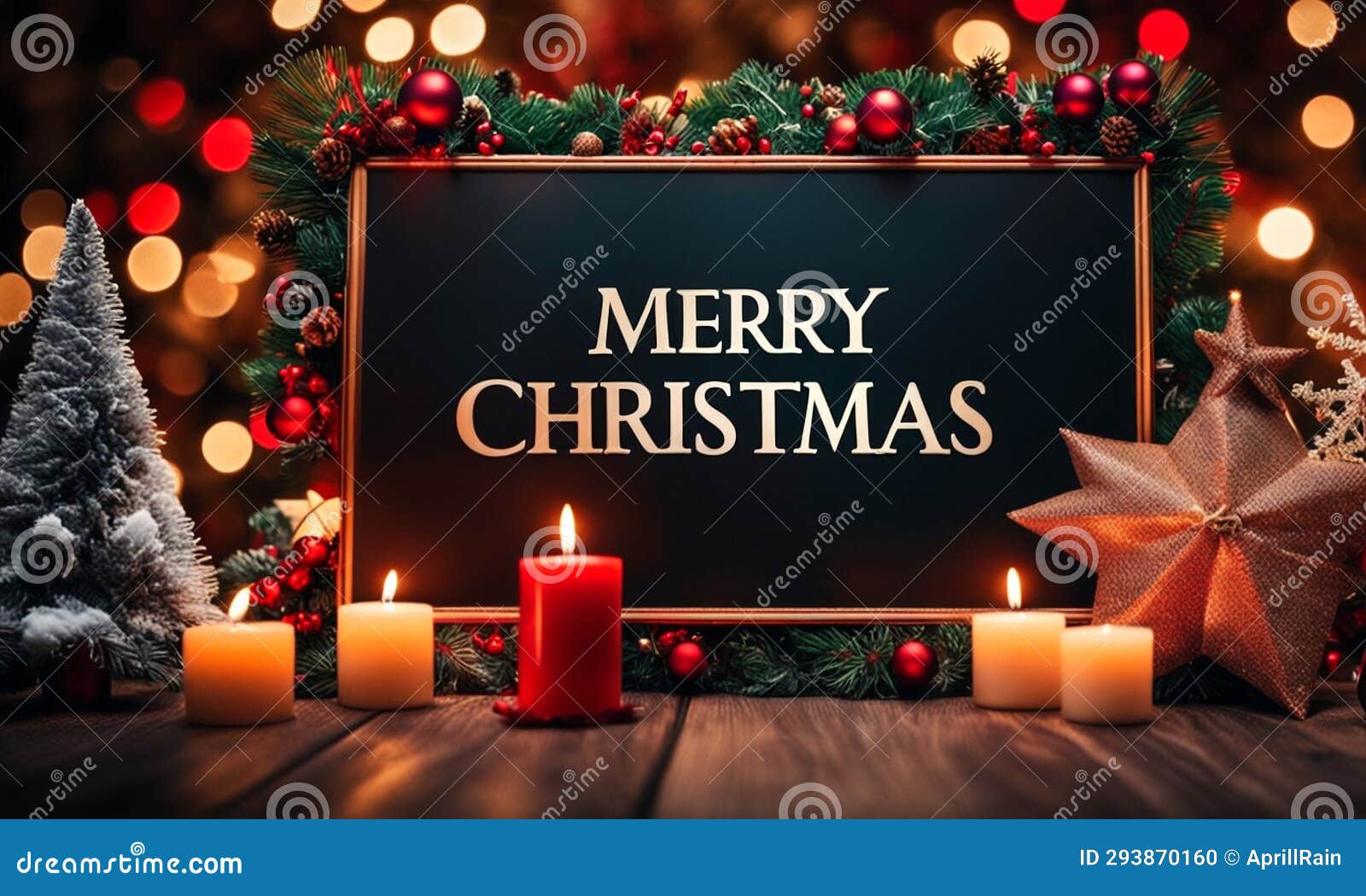 Beautiful Christmas card stock photo. Image of lettering - 293870160