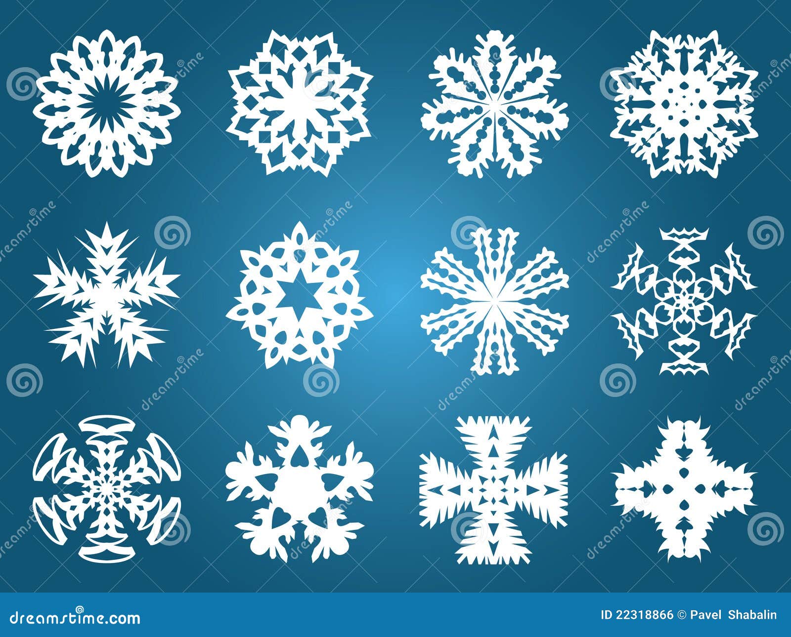 Beautiful Christmas Snowflakes Stock Vector - Illustration of december ...