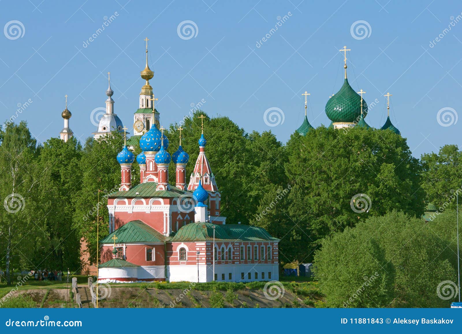 Beautiful church in forest stock image. Image of cupola - 11881843