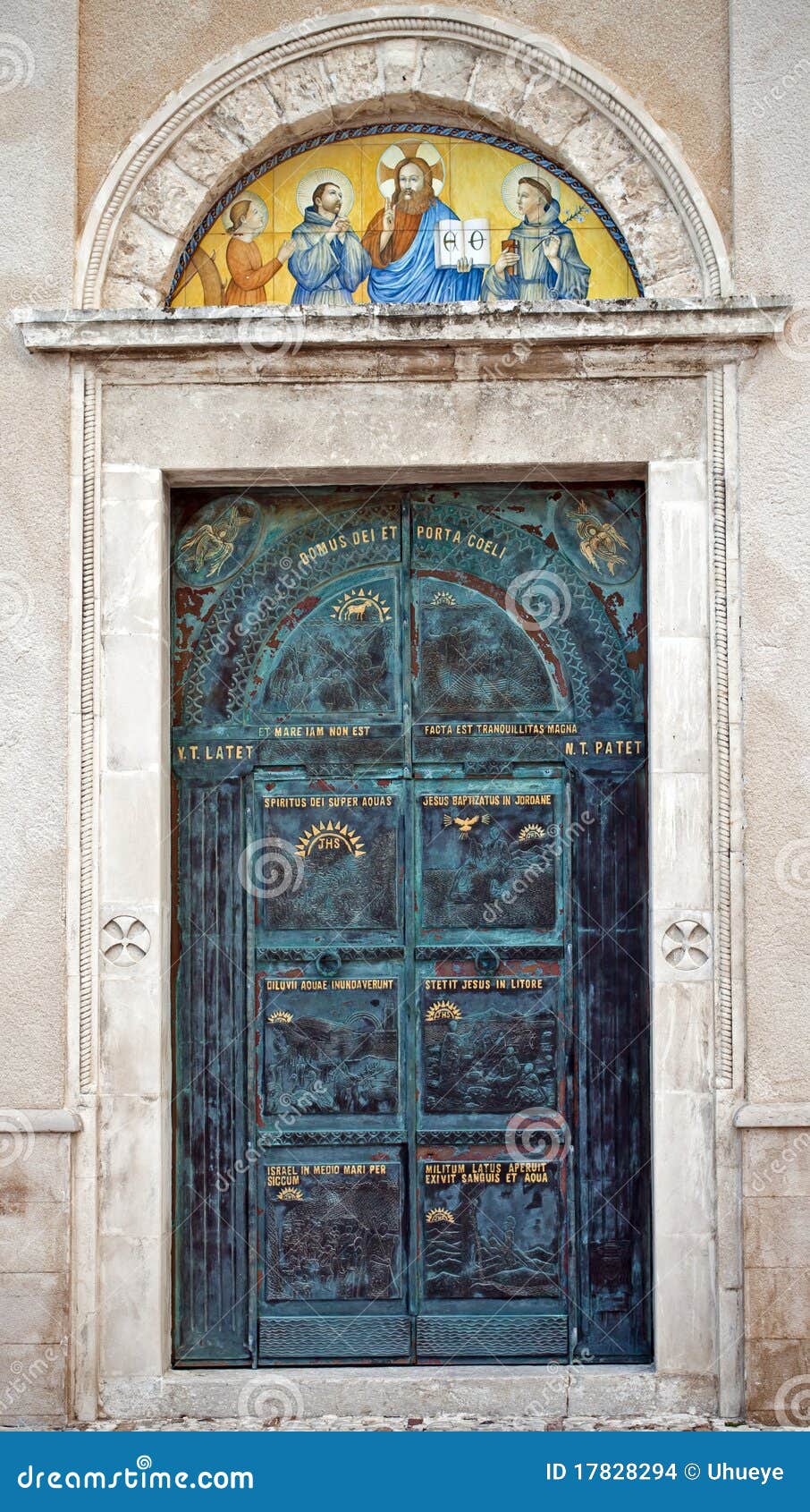 A beautiful church gate stock photo. Image of life, painting - 17828294