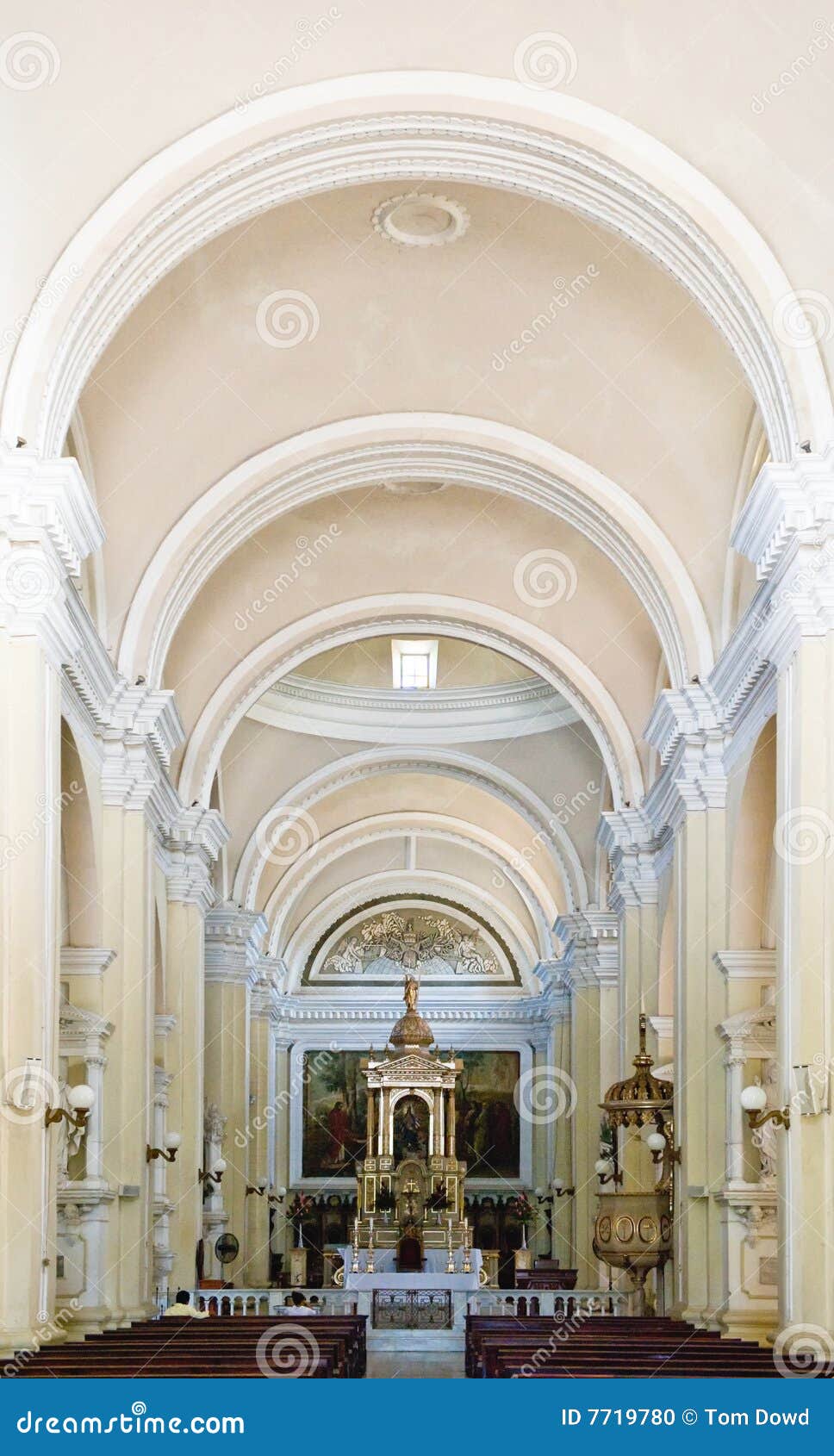 Beautiful Church Interiors stock photo. Image of religions - 7719780