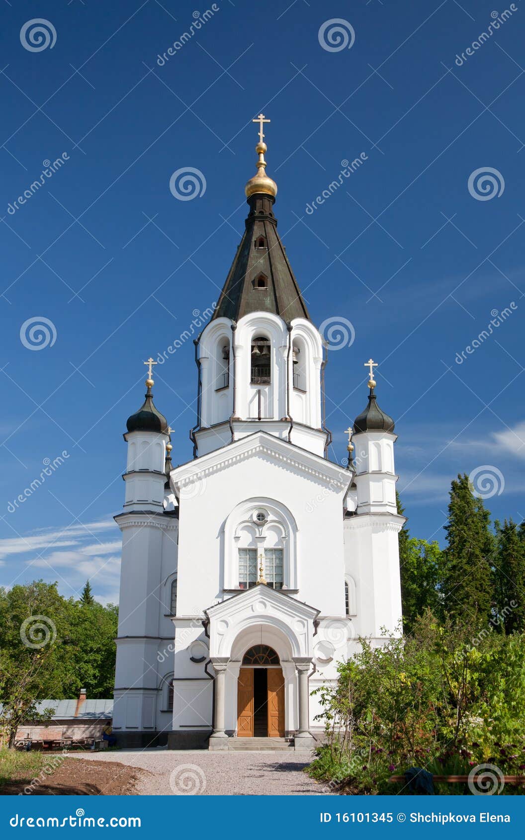 Beautiful churches. stock image. Image of history, outdoors - 16101345
