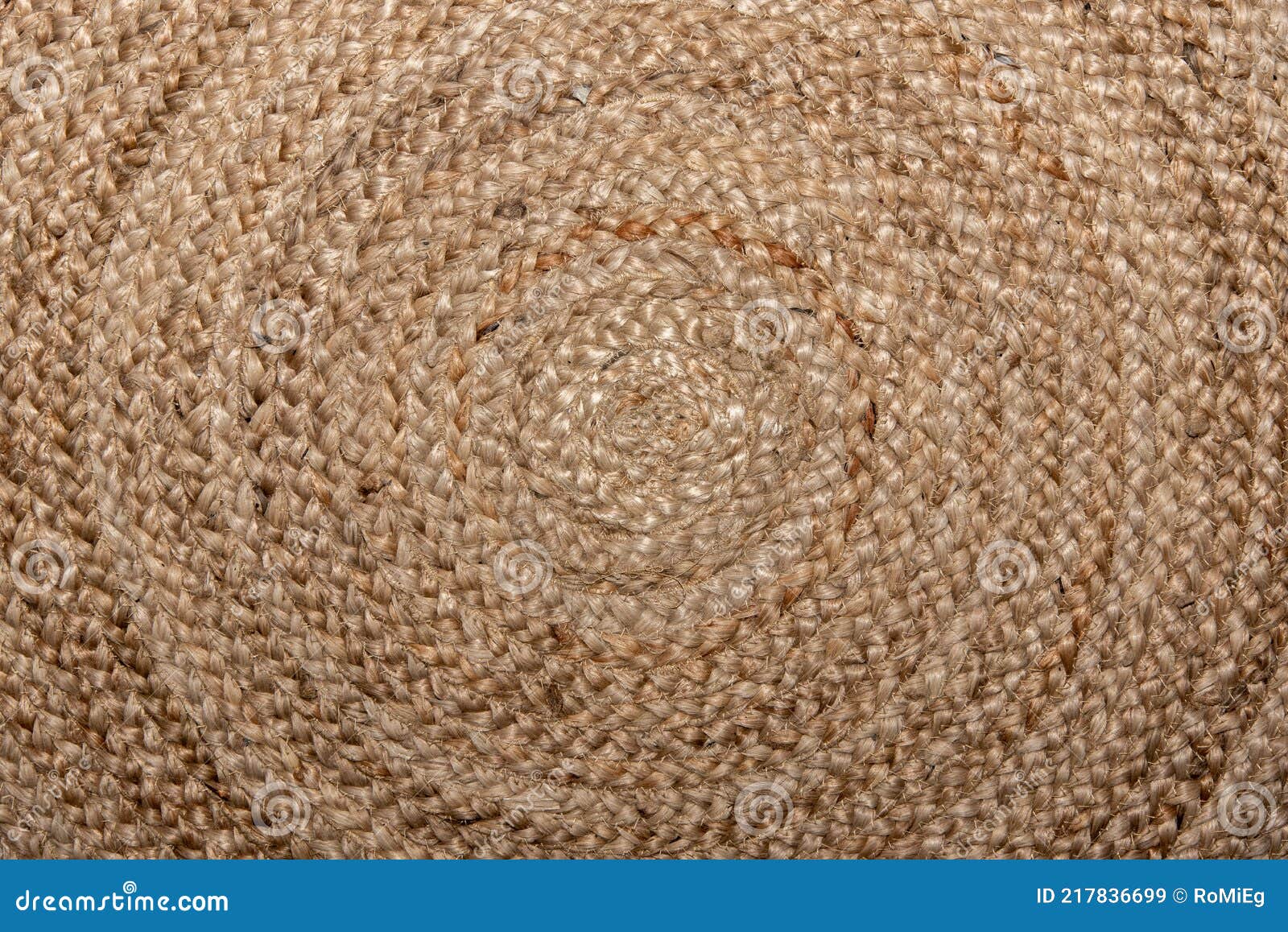 Beautiful Circle Pattern on Handmade Woven Raffia Basket Stock Image ...