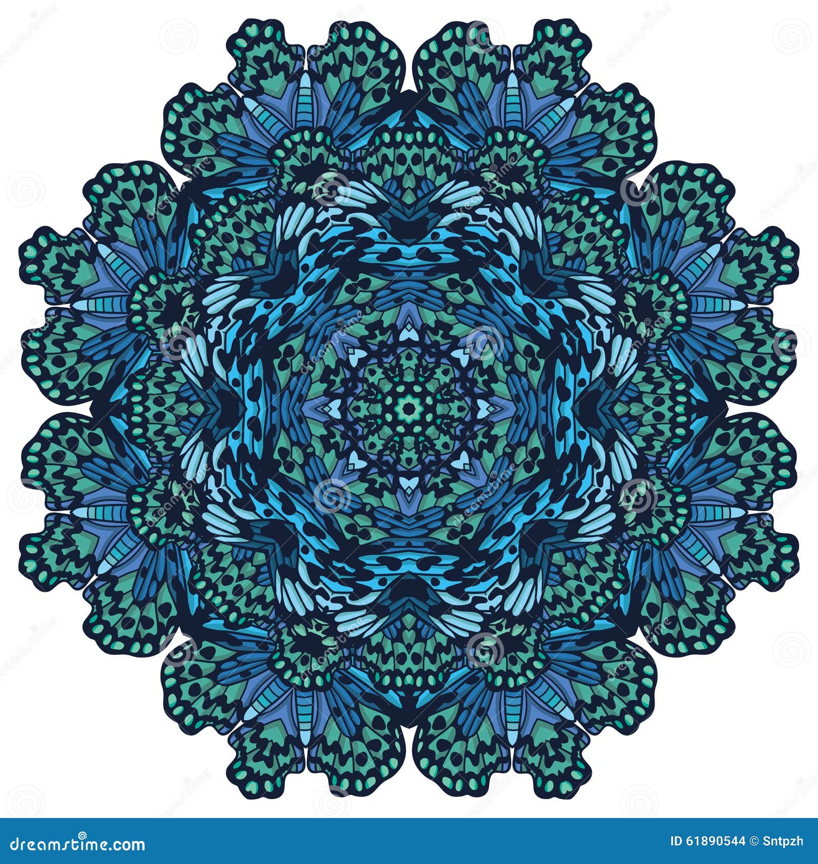 Beautiful Circular Isolated Logos Vector Illustration | CartoonDealer ...