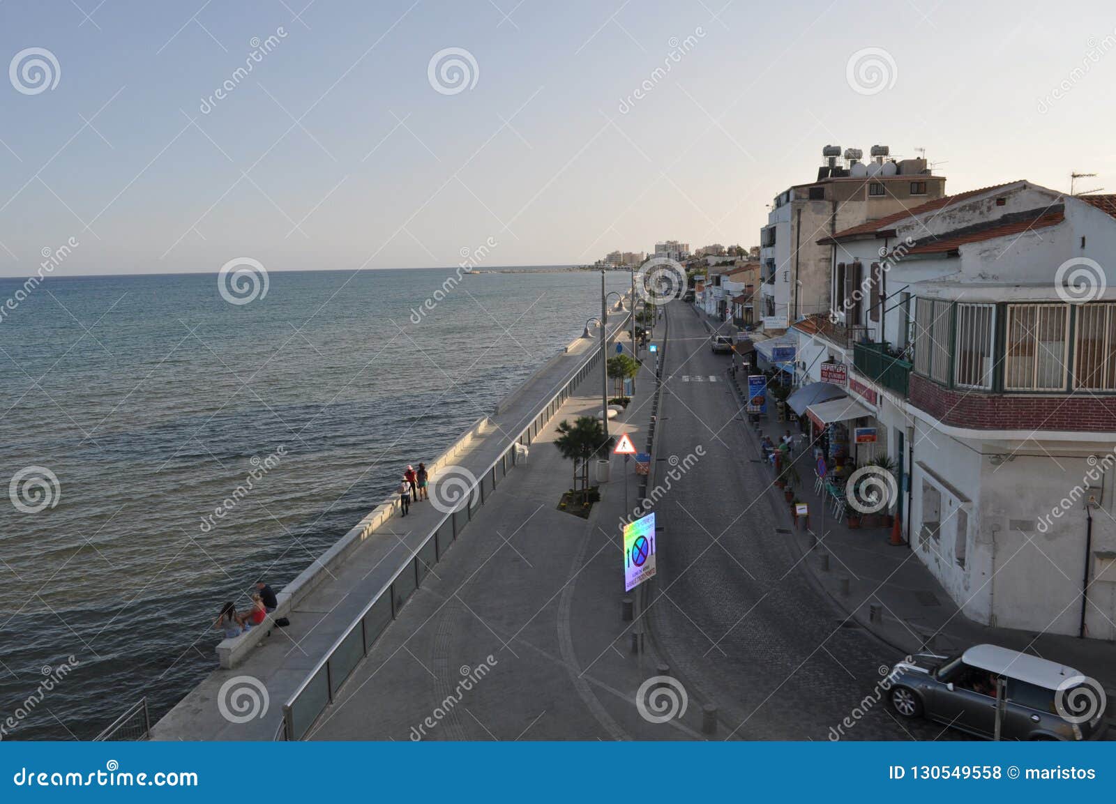 The Beautiful City Centre Area Larnaca in Cyprus Editorial Stock Photo ...