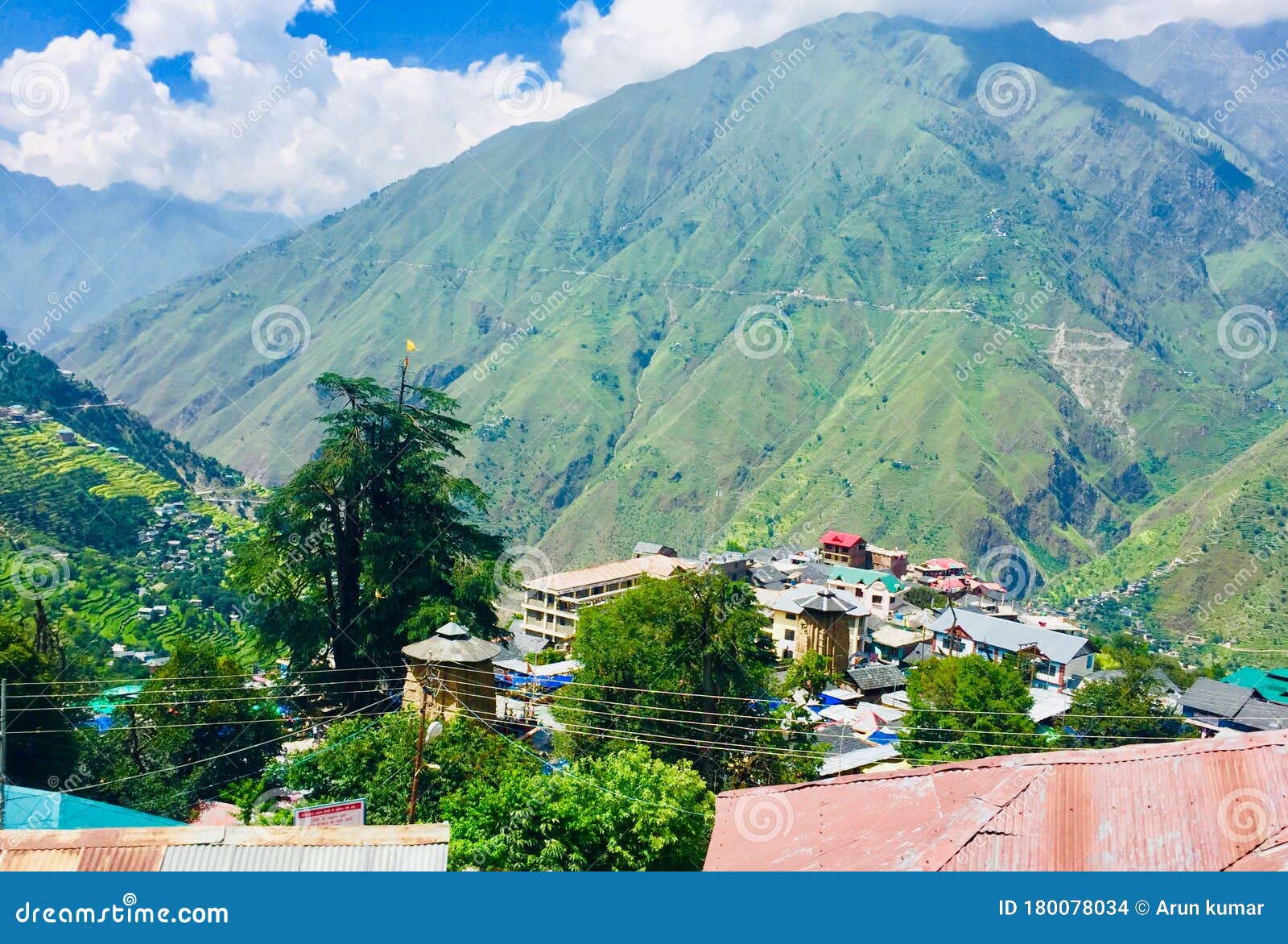 Beautiful city stock photo. Image of bharmour, city - 180078034