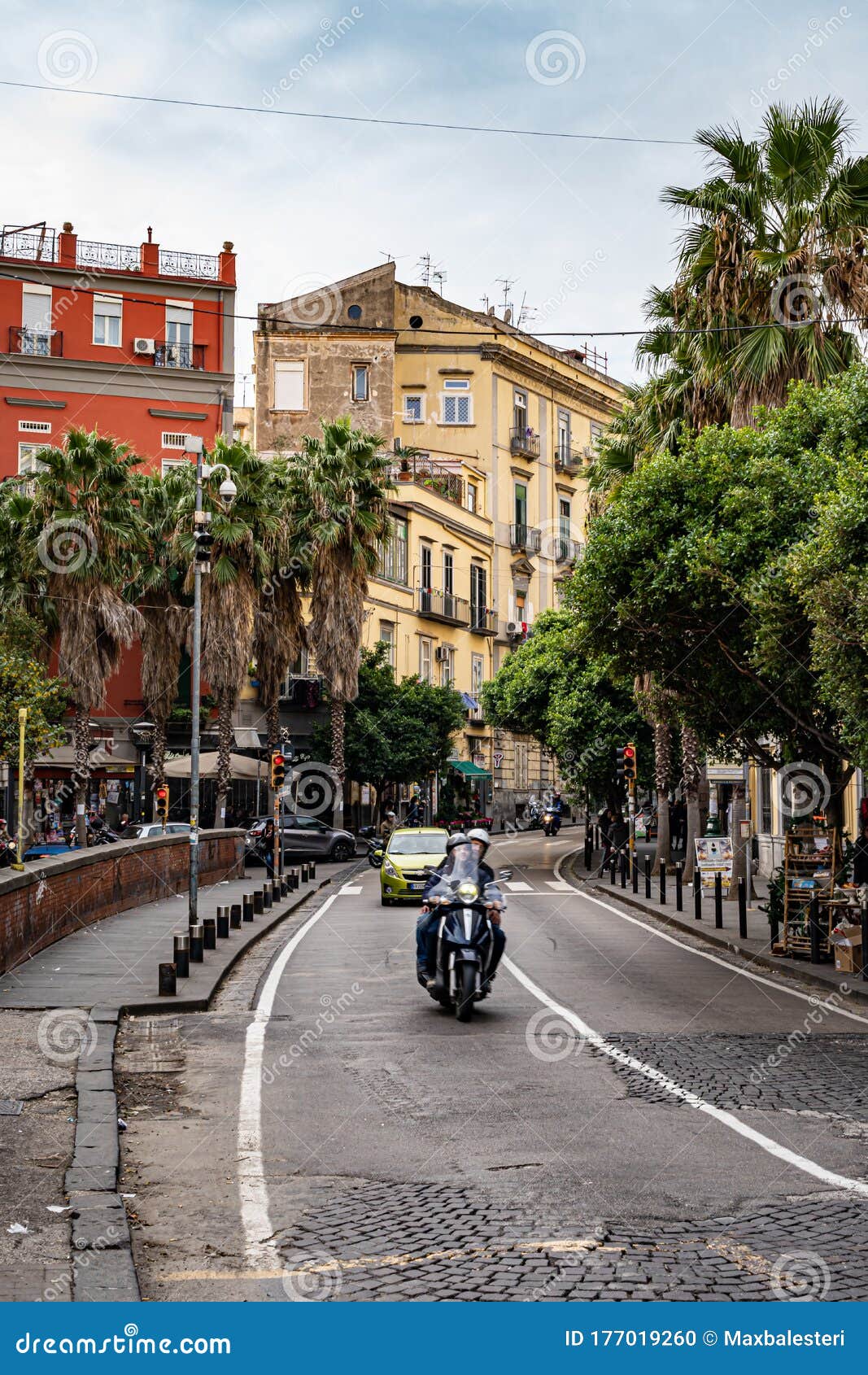 The Beautiful City of Naples Italy Editorial Image - Image of italian ...