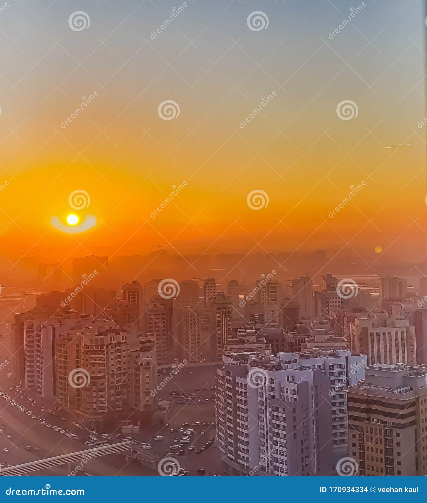 Beautiful City Sun Rise stock photo. Image of city, rise - 170934334